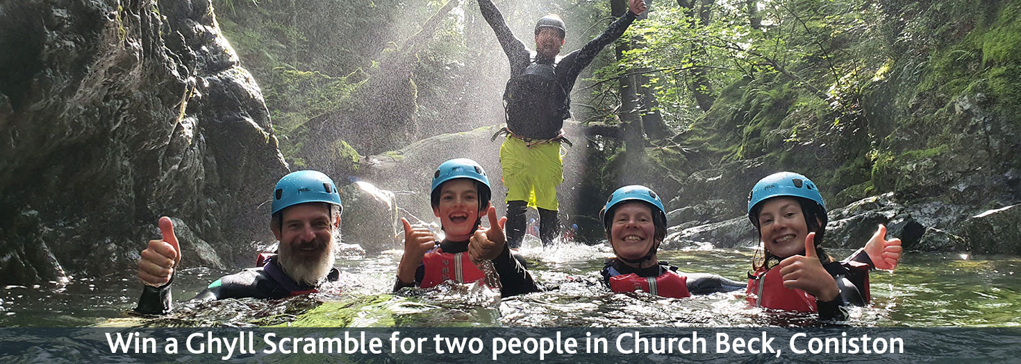 Win a voucher for a Ghyll Scramble for two people in Church Beck ...