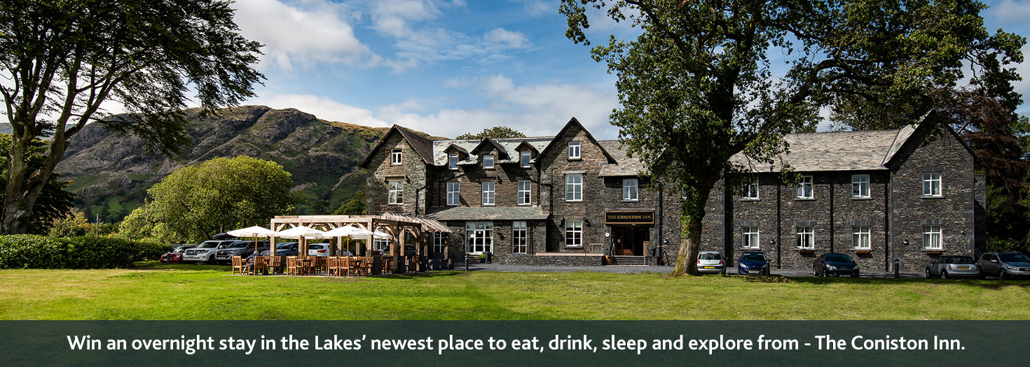 Win an overnight stay at The Coniston Inn - Visit Lake District
